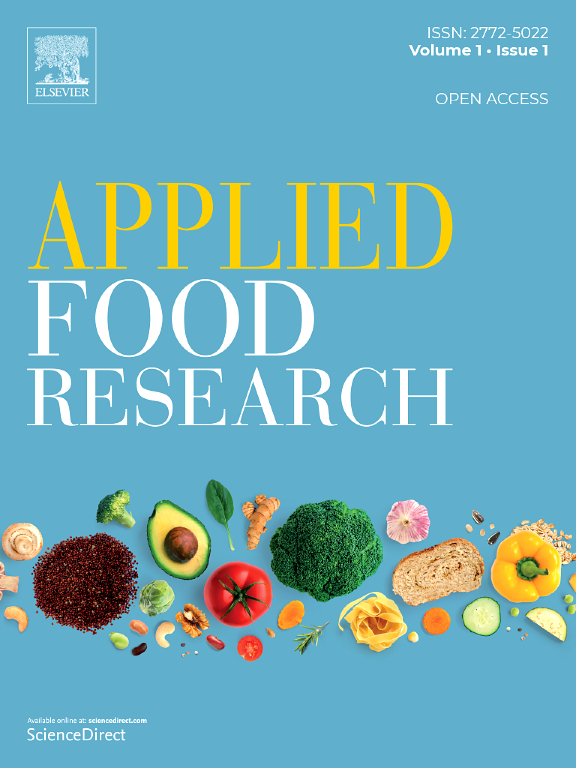 Applied Food Research | 期刊-维普官网